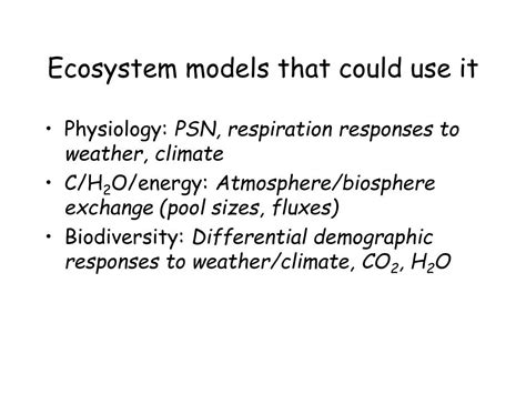 Ppt An Approach To Dynamic Control Of Sensor Networks With Inferential Ecosystem Models