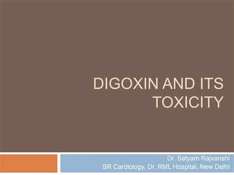 Digoxin Ppt