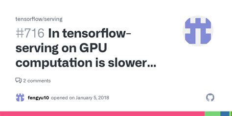 In Tensorflow Serving On GPU Computation Is Slower Than The CPU