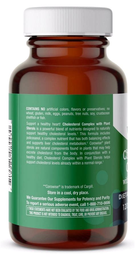 Cholesterol Complex A Natural Clinically Backed Supplement