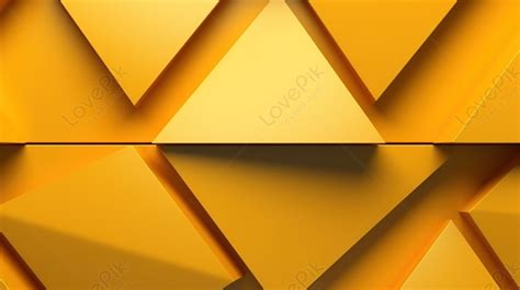 기업 및 비즈니스 템플릿에 이상적인 단순한 기하학적 배경에 우아한 노란색 삼각형의 평면 3d 그림 스타일 노란 배경 템플릿 배경 우아 배경 이미지 Hd 노란 템플릿