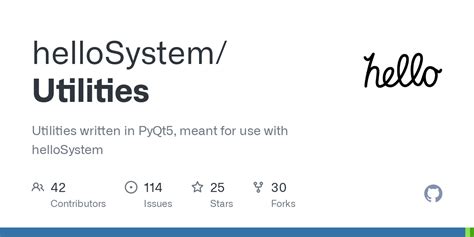 GitHub HelloSystem Utilities Utilities Written In PyQt5 Meant For