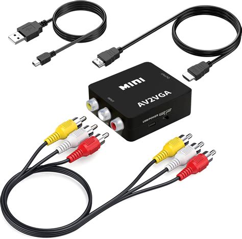 Rca To Hdmi Converter Av To Hdmi Adapter1080p Mini Rca Composite