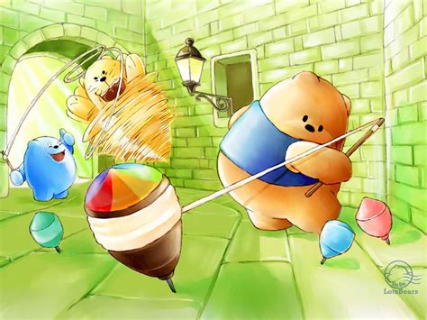 Bubu Bear Cartoon Illustration Wallpaper 02 Preview