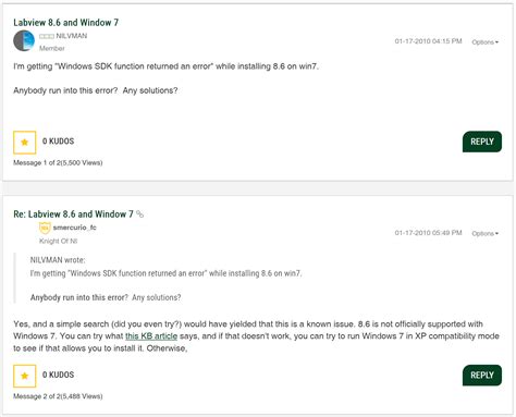 Solved Labview 86 Doesnt Install On Win10 Cause Windows Sdk Error