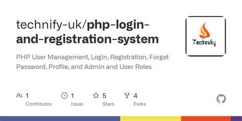 Github Technify Ukphp Login And Registration System Php User