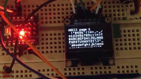 u8g library graphics test on 128x64px spi oled youtube
