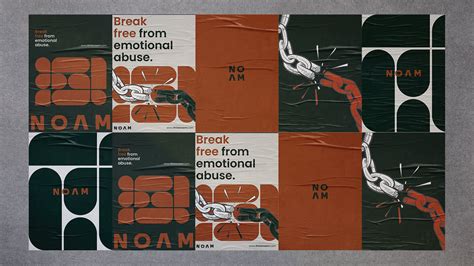 noam brand identity on behance