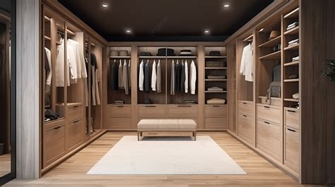 나무 선반이 있는 옷장 속 나무 산책 옷장과 옷장에 3d 렌더링 고급 나무 산책 고화질 사진 사진 옷장 배경 일러스트 및 사진 무료 다운로드 Pngtree