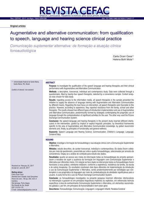 pdf augmentative and alternative communication from qualification to speech language and