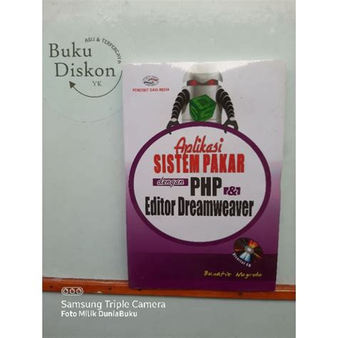 Jual Buku Origional Aplikasi Sistem Pakar Dengan PHP Editor Dreamweaver Shopee Indonesia
