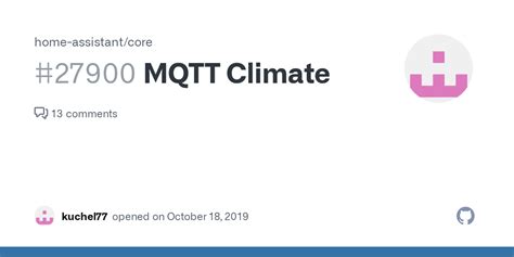 Mqtt Climate · Issue 27900 · Home Assistantcore · Github