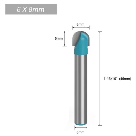 6mm Shank Double Edging Router Bits For Wood Cove Box Bit Tungsten Carbide
