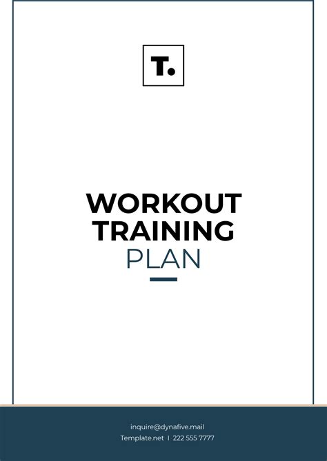 Free Monthly Training Plan Template To Edit Online