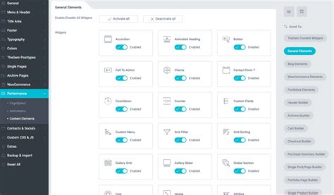 Content Elements Thegem Wordpress Woocommerce Theme Documentation