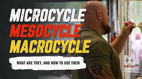 Training Blocks EXPLAINED DIfference Between MICRO MESO And MACROCYCLES YouTube