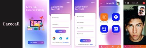Video Conferencing App UI Figma
