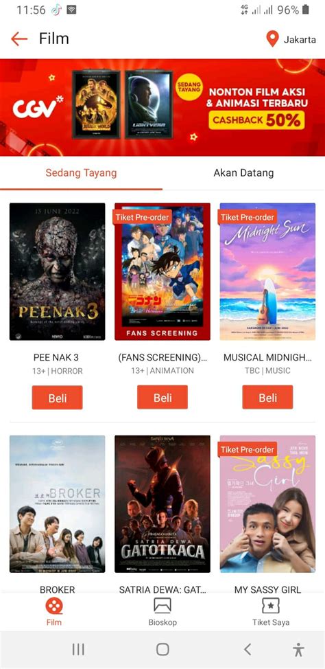 6 Aplikasi Tiket Bioskop Online Terbaik Mister Tekno