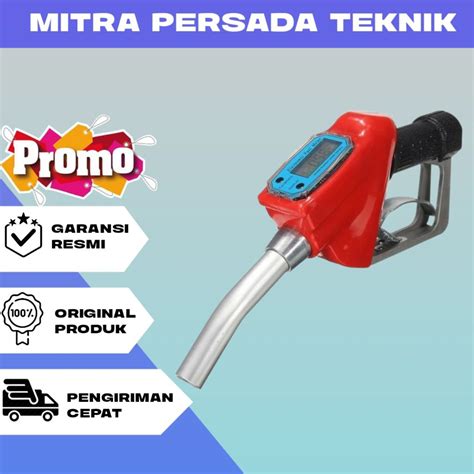 Jual Nozzle Gun Refill Pertamina Pertamini 1 Dengan Flow Meter Digital