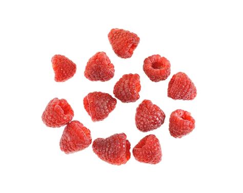 Premium Photo Raspberry Isolated On White