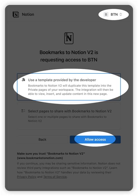Bookmarks To Notion