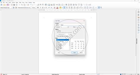 Tables In LibreOffice Shaalaa Com
