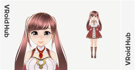 1 Anime Girl Vroid Hub