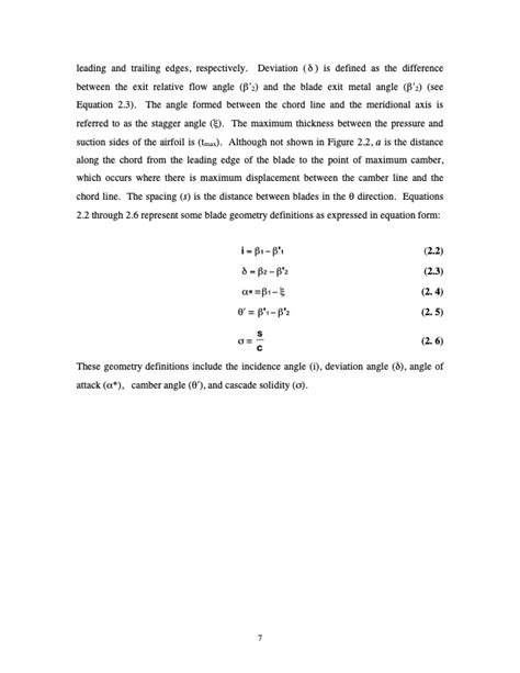 Gas Turbine Design Axial Flow Compressors