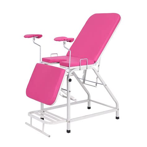 In G001A Factory Portable Exam Table With Stirrups Gynecological Obstetric Examination Bed In