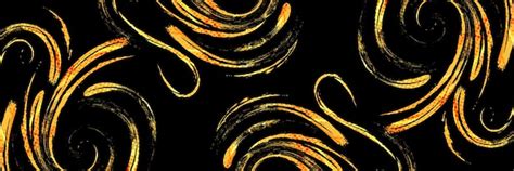 하프톤 효과와 함께 추상적인 검은색과 오렌지색 브러시 배경 스포츠 배경 브러시 스트로크 그림 배너 또는 포스터 스크래치 및 텍스처 요소 디자인 프리미엄 벡터