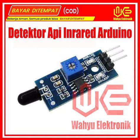 Jual Flame Infrared Modul Detektor Api Kebakaran Arduino S4h4b4t4nd4