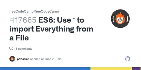 Es6 Use To Import Everything From A File · Issue 17665