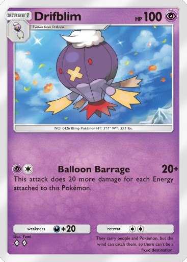 Drifblim Mega Rising 108 Bulbapedia The Community Driven Pokémon