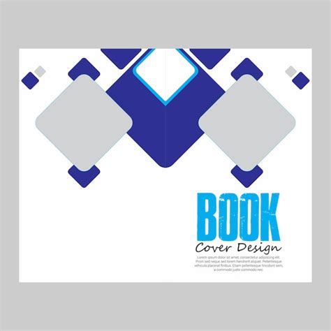 책 표지 디자인 프리미엄 벡터