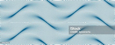 물결 모양의 선은 점 벡터 원활한 패턴 점선 파도 끝없는 배경으로 합니다 3차원 형태에 대한 스톡 벡터 아트 및 기타 이미지 3차원 형태 과학 날기 Istock