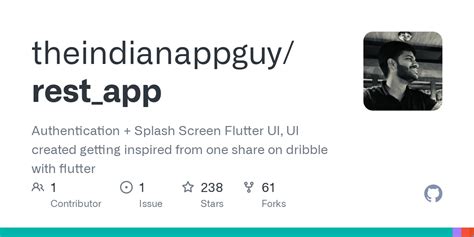 Github Theindianappguyrestapp Authentication Splash Screen