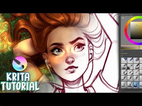 HOW TO PAINT IN KRITA Digital Art Tutorial YouTube Krita Tutorial Digital Art