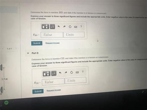 Solved Set P 52 KN P 31 KN Figure 1 Part A Determine Chegg Com
