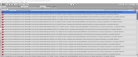 error when i install burst compiler unity engine unity discussions