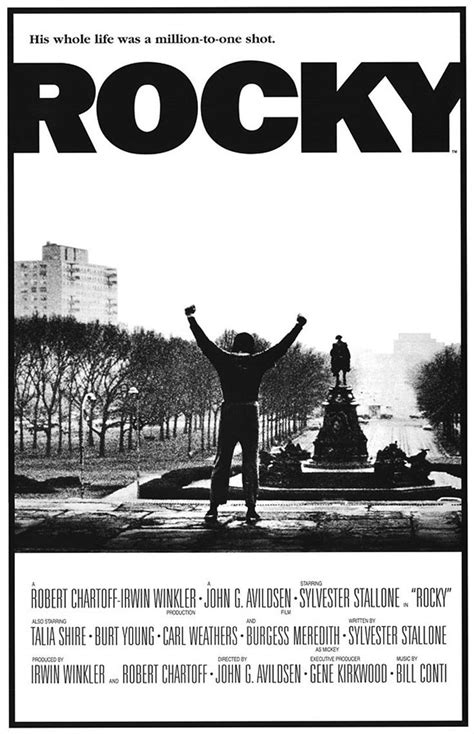 Rocky 1976 Best Movie Posters Iconic Movie Posters Iconic Movies