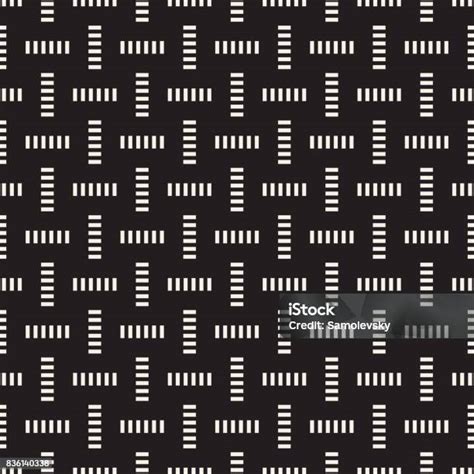 Crosshatch Vector Seamless Geometric Pattern Crossed Graphic Rectangles
