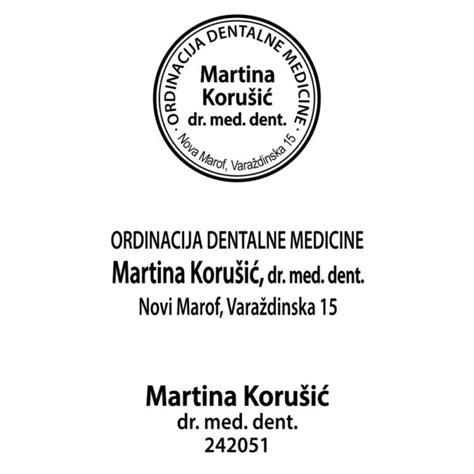 Pečati Za Liječnike Zubare