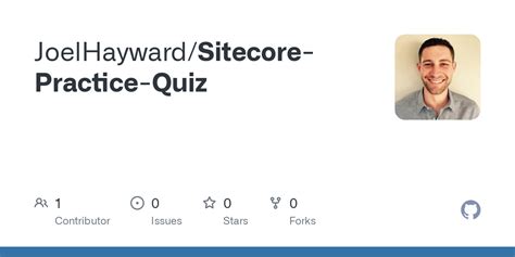 Github Joelhaywardsitecore Practice Quiz