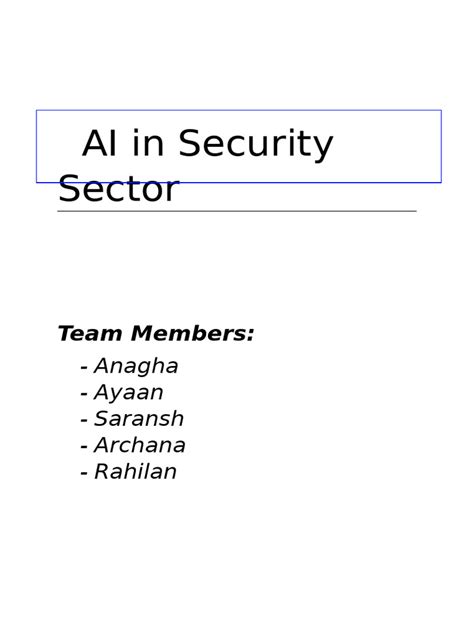 ai in security sector pdf security computer security