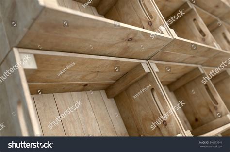 Display Stacked Wooden Crates On Isolated Stock Illustration 346513241 Shutterstock