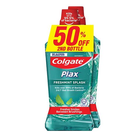 NHG Pharmacy Online-Colgate Plax Freshmint 2x750ml