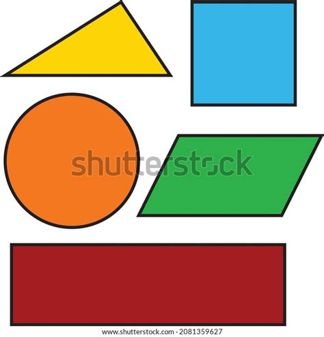 Diverse Colorful Flat Objects Stock Vector Royalty Free 2081359627 Shutterstock