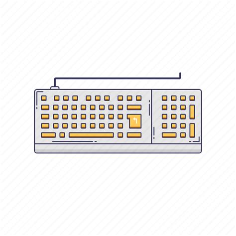 Computer Device Hardware Keyboard Keys Technique Icon Download