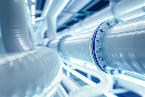 Hydrogen Fuel Pipeline System Stock Image Image Of Storage Pipeline