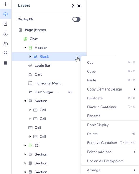 Studio Editor Working With Layers Help Center Wix Com